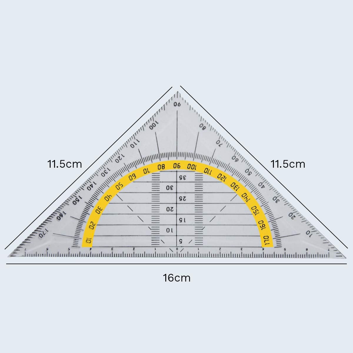 Projects Set of 10 Flexible Set 14 cm Long Plastic Transparent Flexible ...