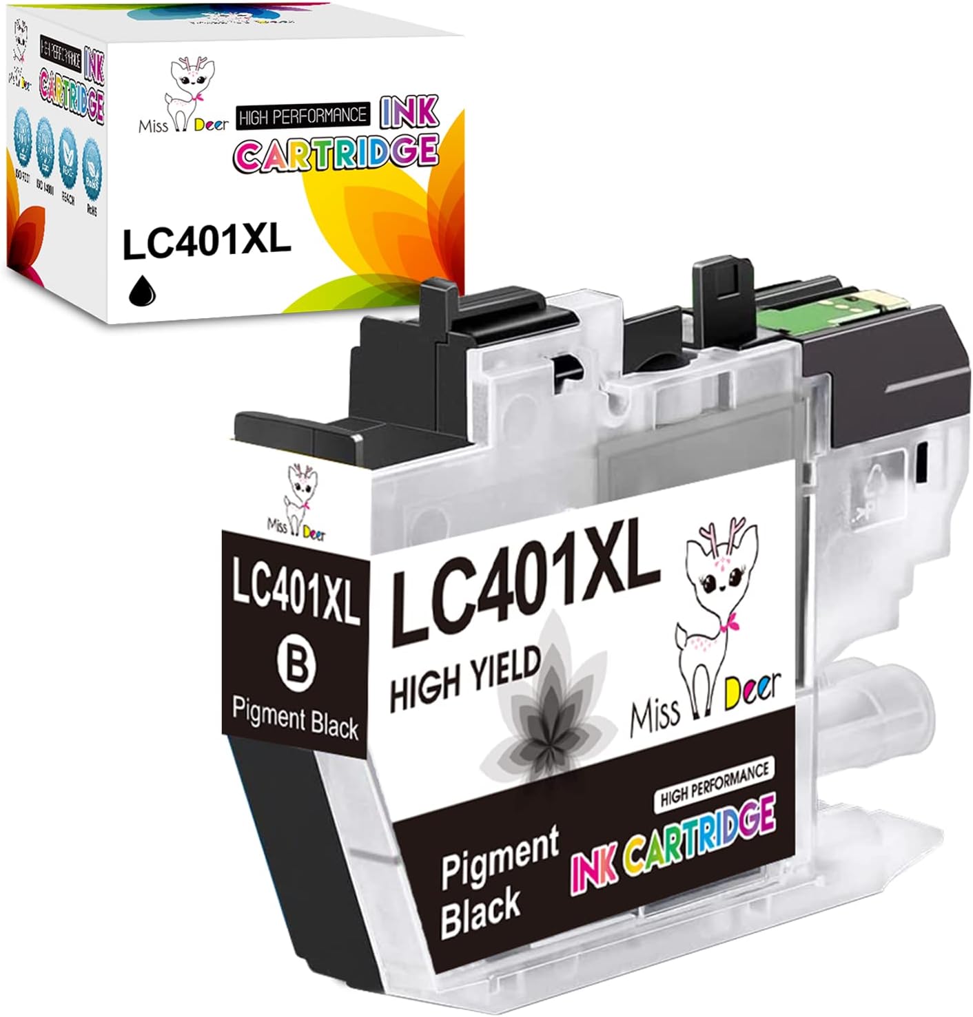 Amazon.com: Anemec LC401 XL Black Ink Cartridges High Yield Replacement ...