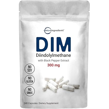 Amazon.com: DIM Supplement 300mg Plus BioPerine - 200 Veggie Capsules ...