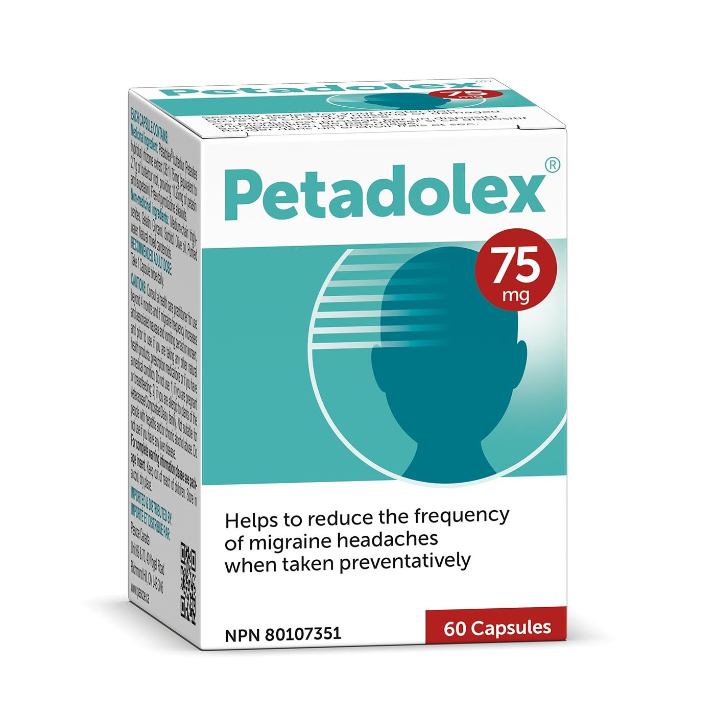 Pascoe - Petadolex - 75 mg Patented PA-Free Butterbur Root Extract for ...