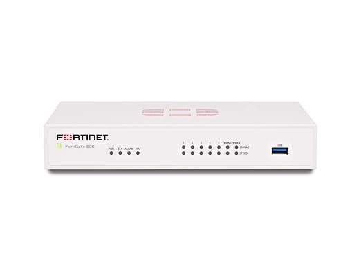 Fortinet FortiGate-50E / FG-50E Next Generation (NGFW) Firewall ...