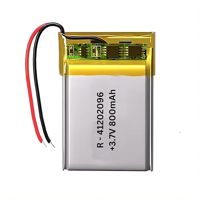 Rechargeable Lithium Polymer Batteries 3.7V (800 mAH) : Amazon.in ...