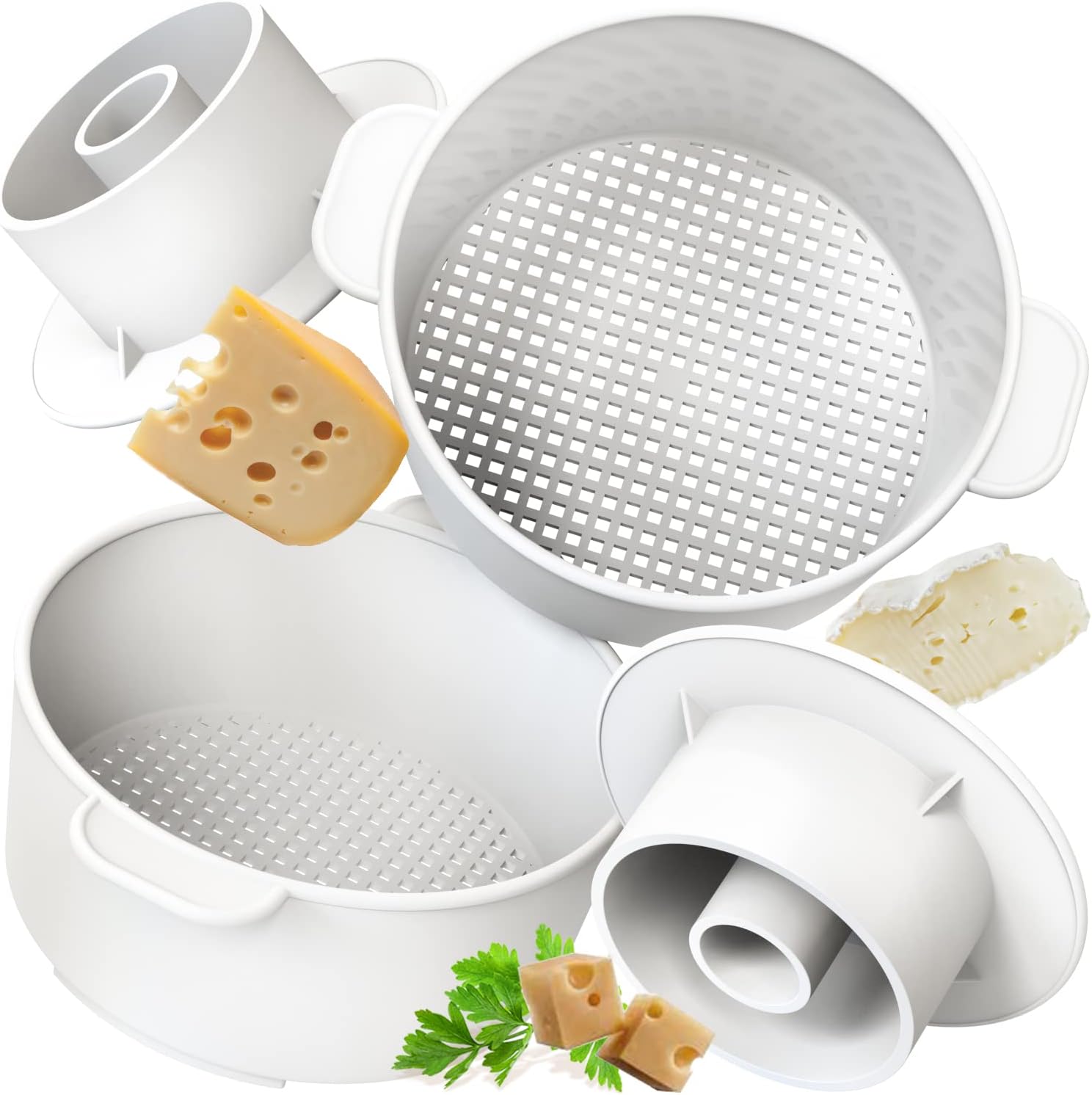 Amazon.com: Cheese Mold – Cheese Making Kit 2 pcs – Cheesemaking ...
