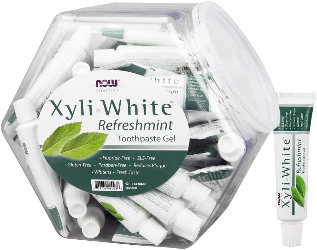 Amazon.com: NOW Foods Solutions, Xyliwhite™ Toothpaste Gel, Refreshmint ...