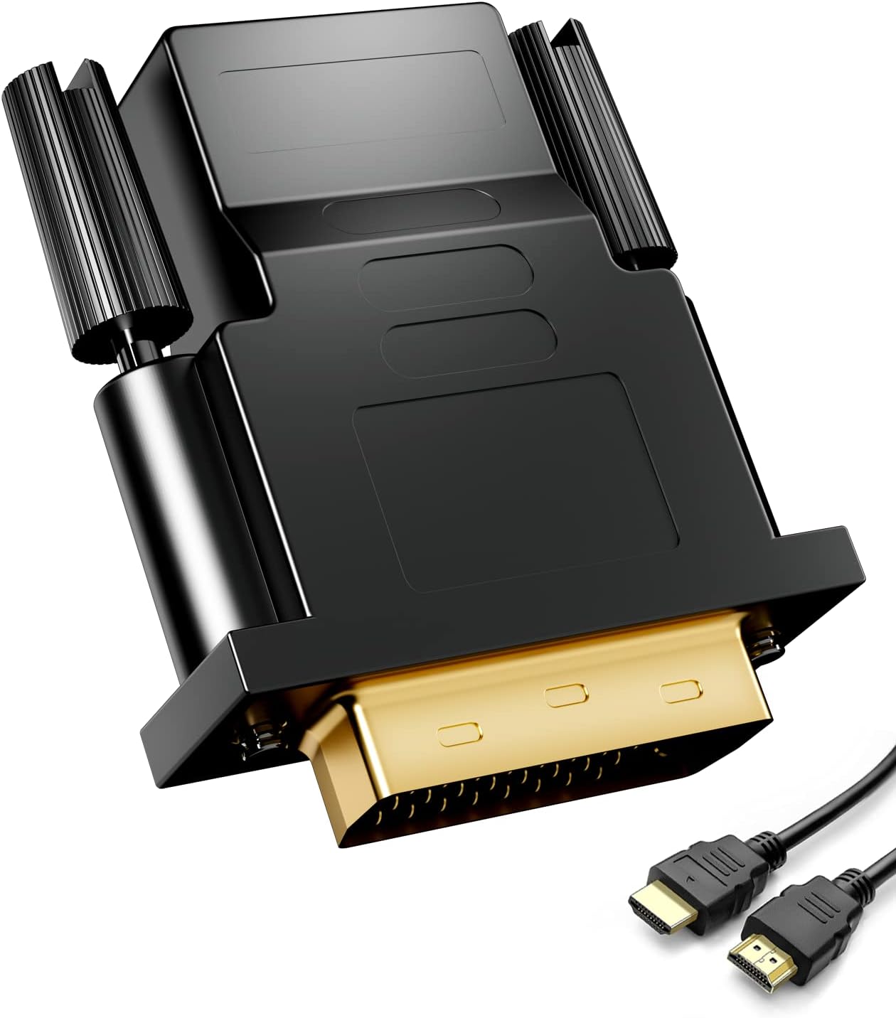 Amazon.com: BERLAT DVI to HDMI Adapter, DVI 24+1 Male to HDMI Female ...