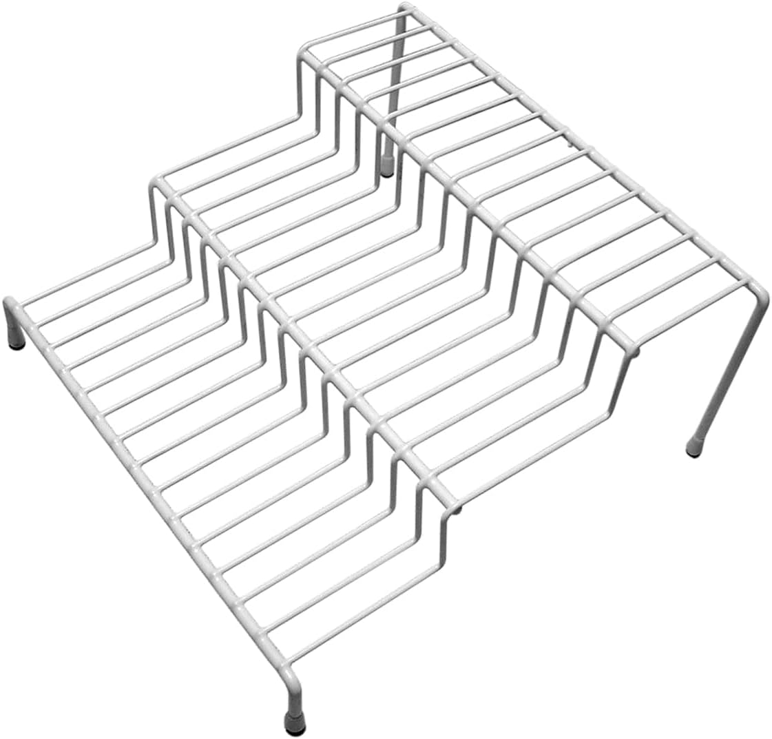 Amazon.com: Home Basics 3-Tier Steel Spice Organizer (White) Spice Rack ...