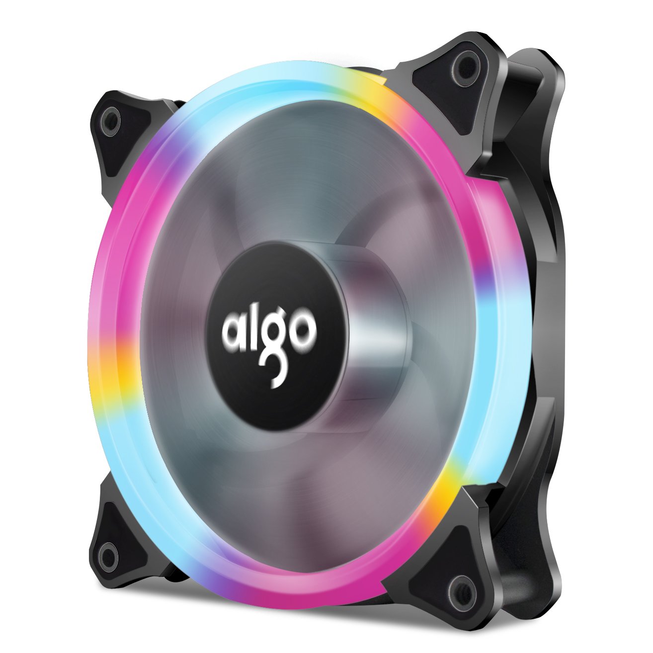 Amazon.com: Aigo Halo LED Ring Fan 120mm Silent Sleeve Bearing PC CPU ...