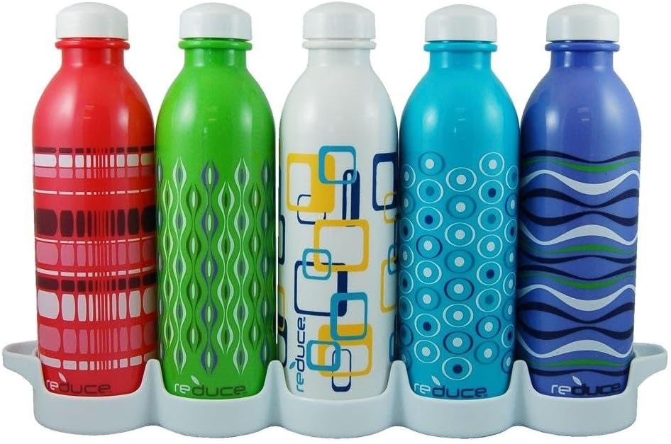 Amazon.com: Reduce WaterWeek Reusable Water Bottles, 16oz Classic Style ...
