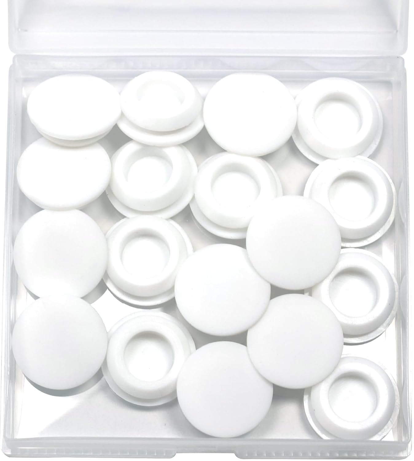 20 Pcs 16 mm Silicone Rubber Plugs Snap in Locking Hole Plugs for 15.5 ...