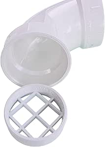 Amazon.com: All-Plastic 2" PVC Pipe Fitting Cap with Integral Screen ...