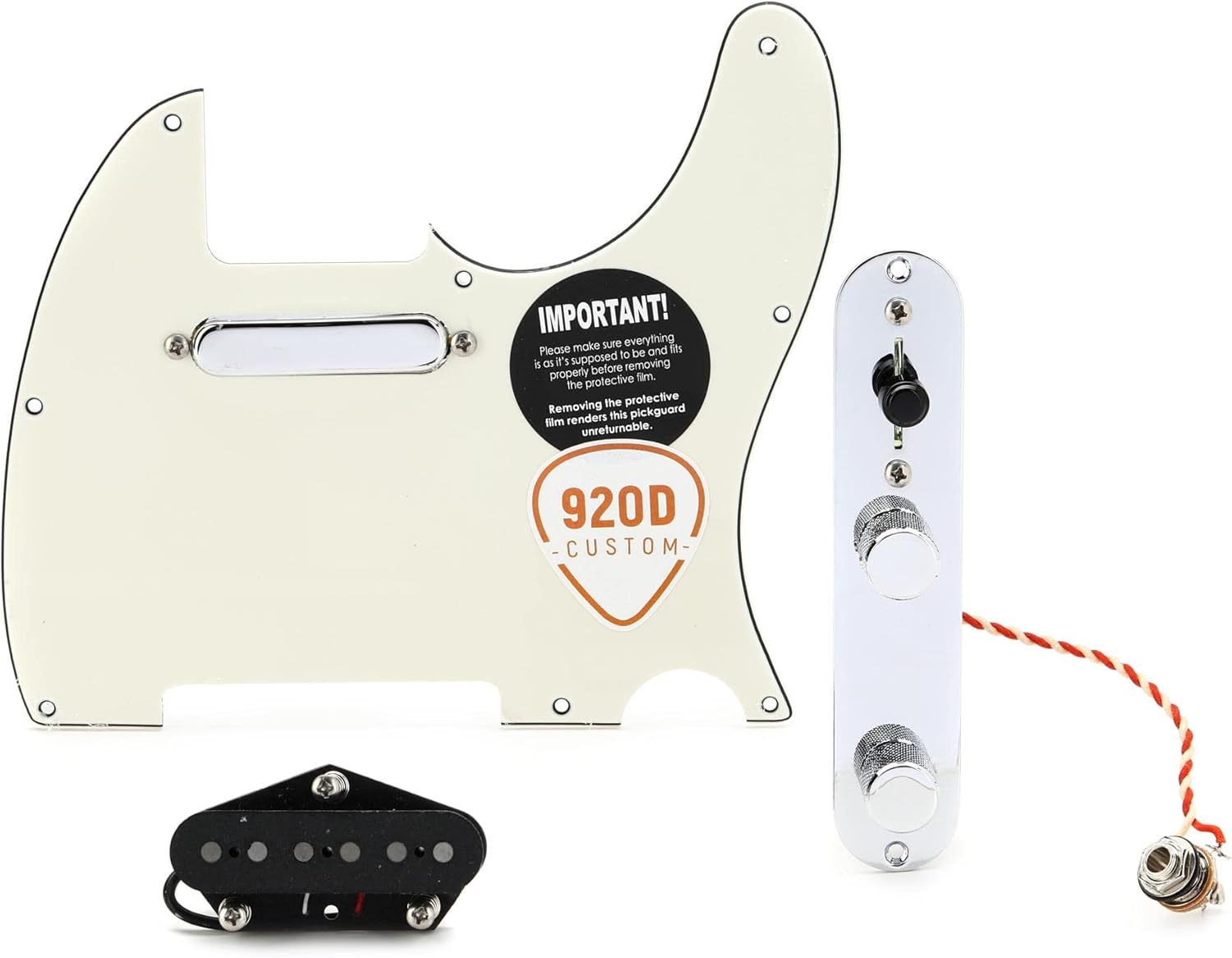 Amazon.com: 920D Custom Texas Vintage Loaded Telecaster Pickguard ...