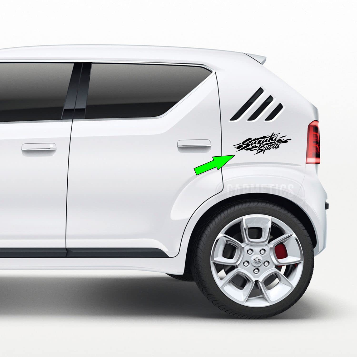 CarMetics Suzuki Sports car Sticker for Swift Baleno Brezza Ertiga ...