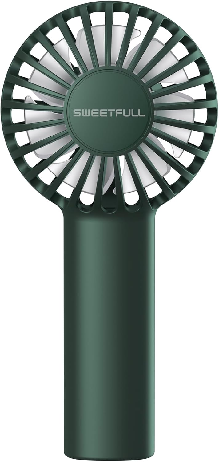 Amazon.com: SWEETFULL Mini Portable Fan - Rechargeable Handheld Fan, 3 ...