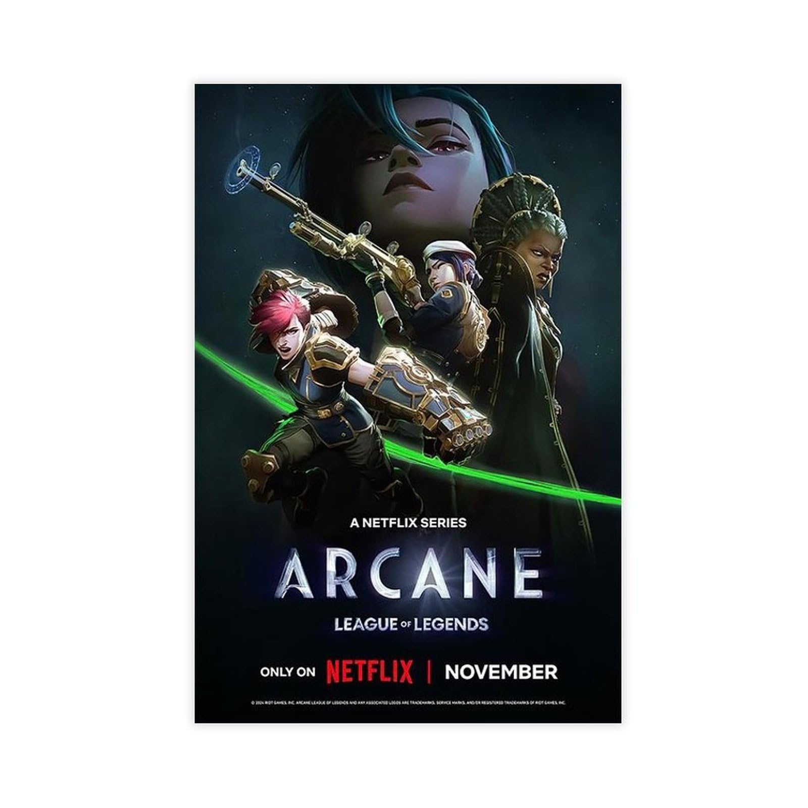 HACERR Arcane Season Poster Canvas Poster Bedroom Decor Landscape ...