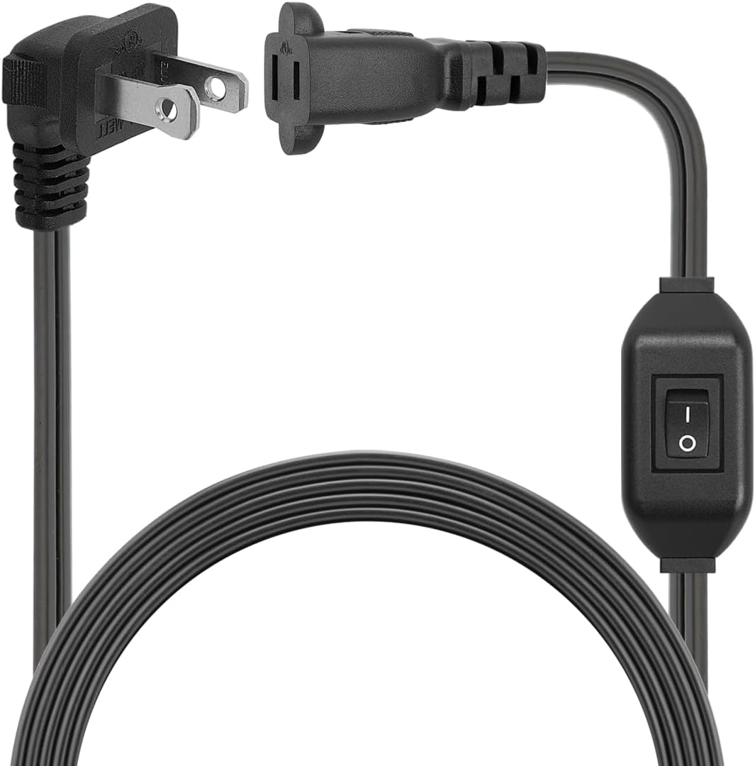 Woods Light Duty Extension Cord, 15Ft, 16 Gauge, SPT-2, ON/OFF Switch ...