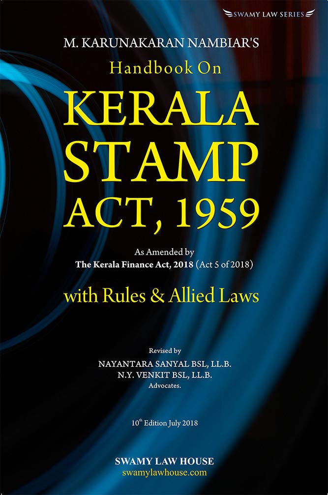 Buy M. Karunakaran Nambiar's Handbook on Kerala Stamp Act, 1959 Book ...