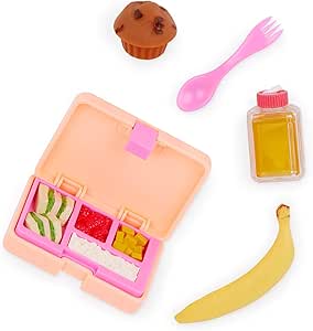 Our Generation – Bento-Style School Lunch Box – Pretend Food Set – 18 ...