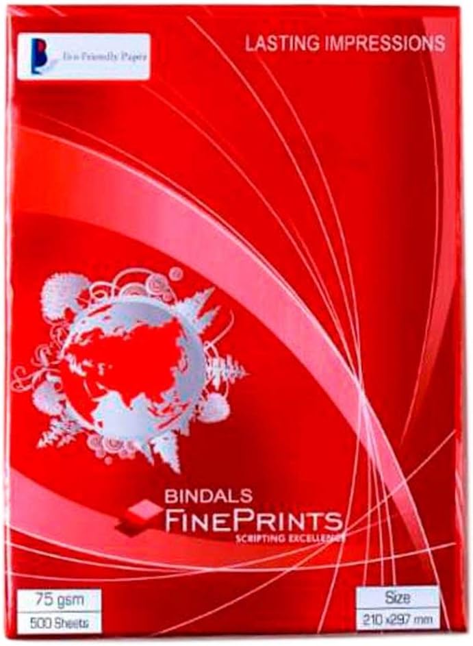 Bindal Copier Paper 80 Gsm, A4, White (500 Sheets Per Pack), Box Of 10 ...