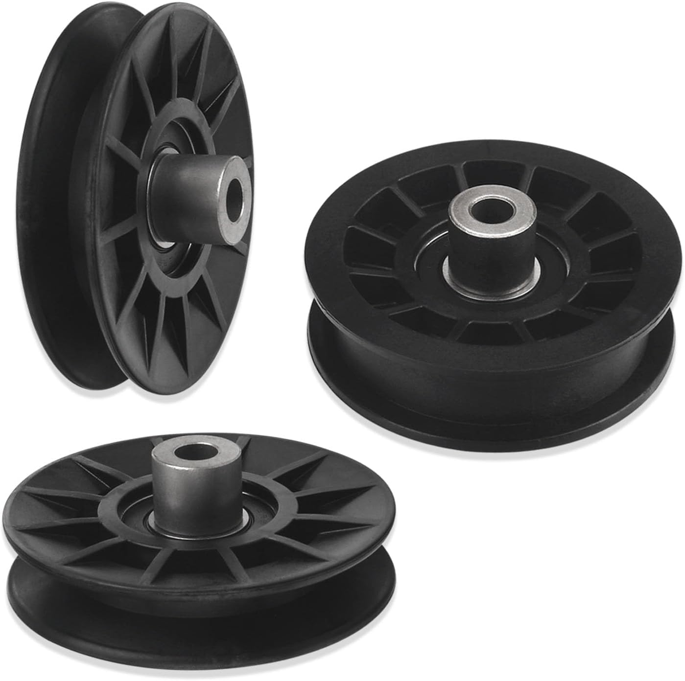 Amazon.com : Ohoho 532194326 V-Groove Idler Pulley & 532194327 Flat ...