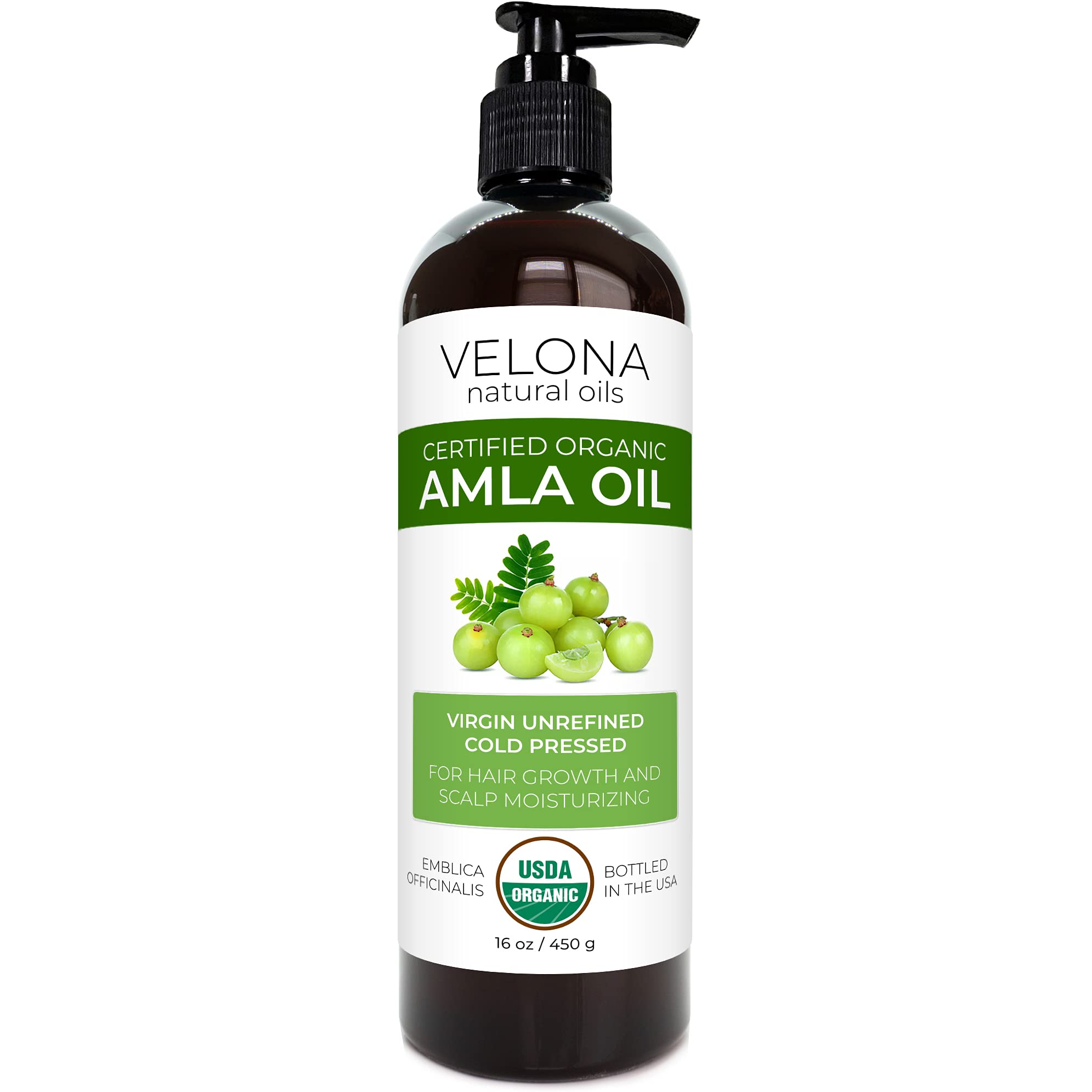Snapklik.com : Velona Amla Oil USDA Certified Organic - 16 Fl Oz 100% ...