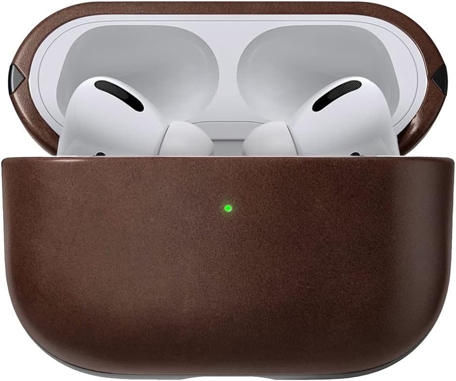 Amazon.com: Nomad Airpods Pro 2 Case in Rustic Brown Leather, AirPods ...