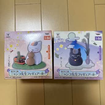 Amazon.co.jp: Natsume's Book of Friends Nyanko Sensei Figure, Set of 2 ...
