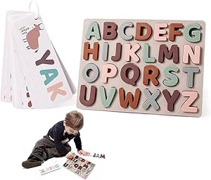 Amazon.com: Alphabet Puzzle Silicone ABC Learning for Toddlers, ABC ...