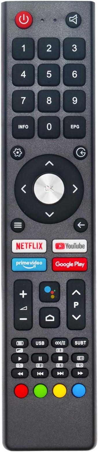 TAVICE Replacement GCBLTV02ADBBT TV Remote Control for CHIQ L40K5 ...