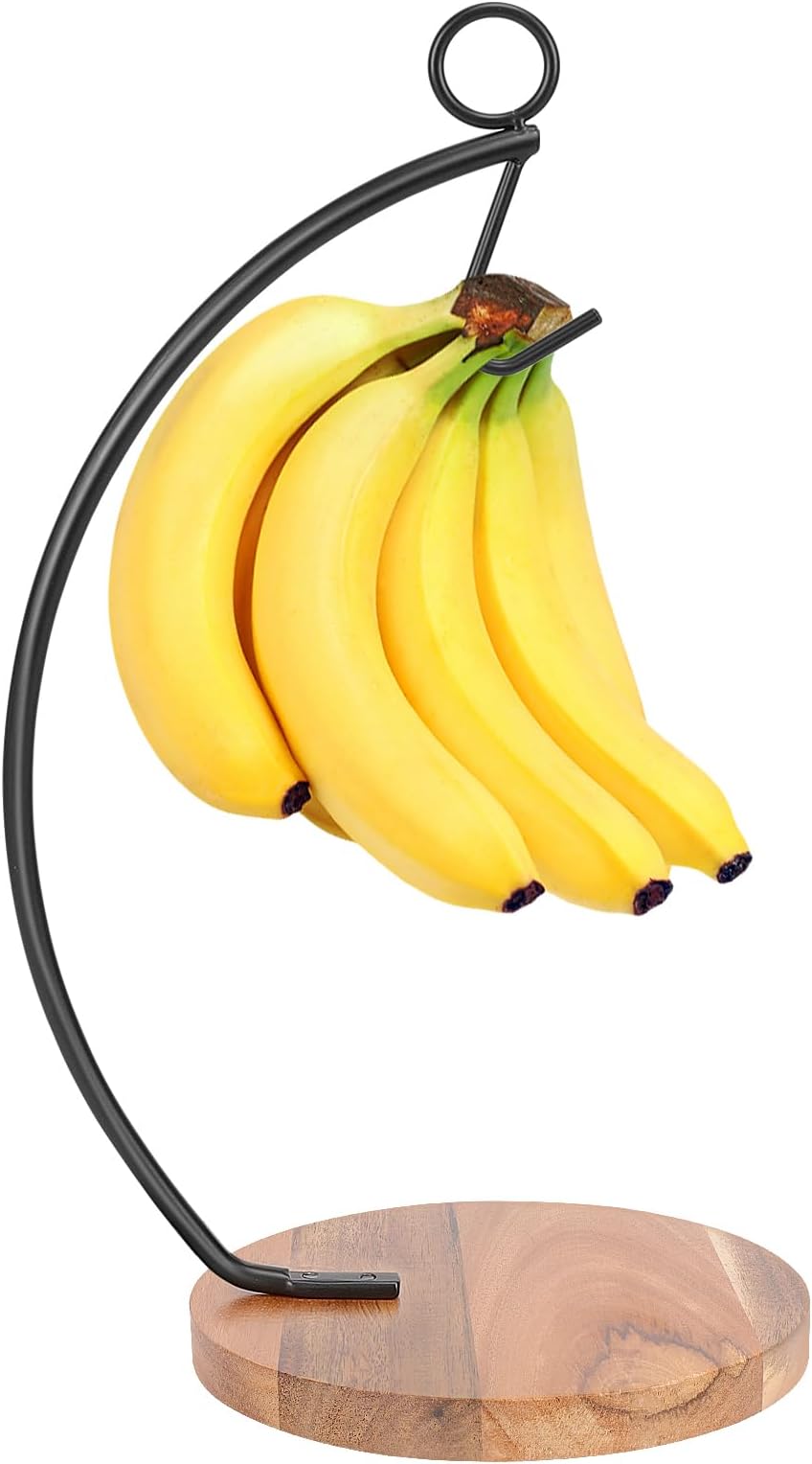 Amazon.com: JapanBargain 4095, Bamboo Banana Hanger Bamboo Wood Banana ...