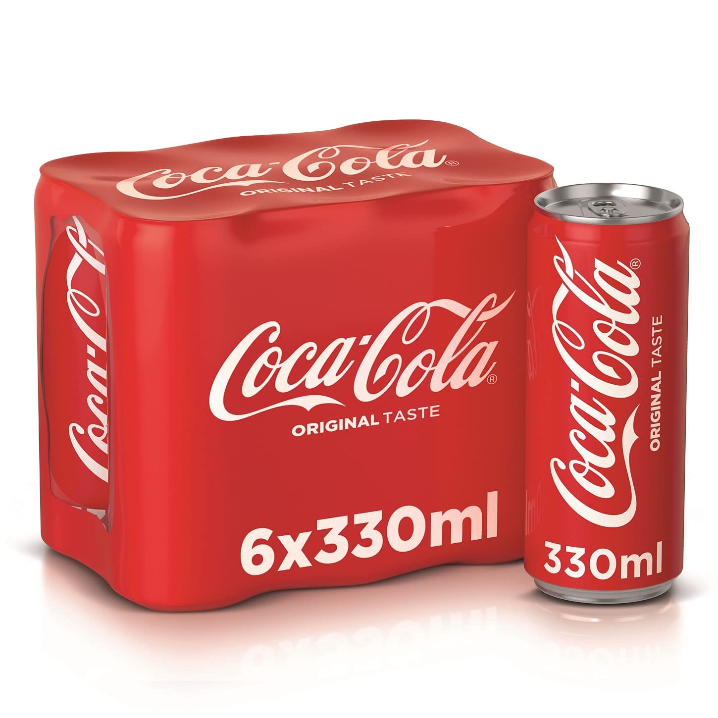 Coca Colaoriginal Taste Pack Of 6 Cans X330ml Crisp Coke | Desertcart INDIA