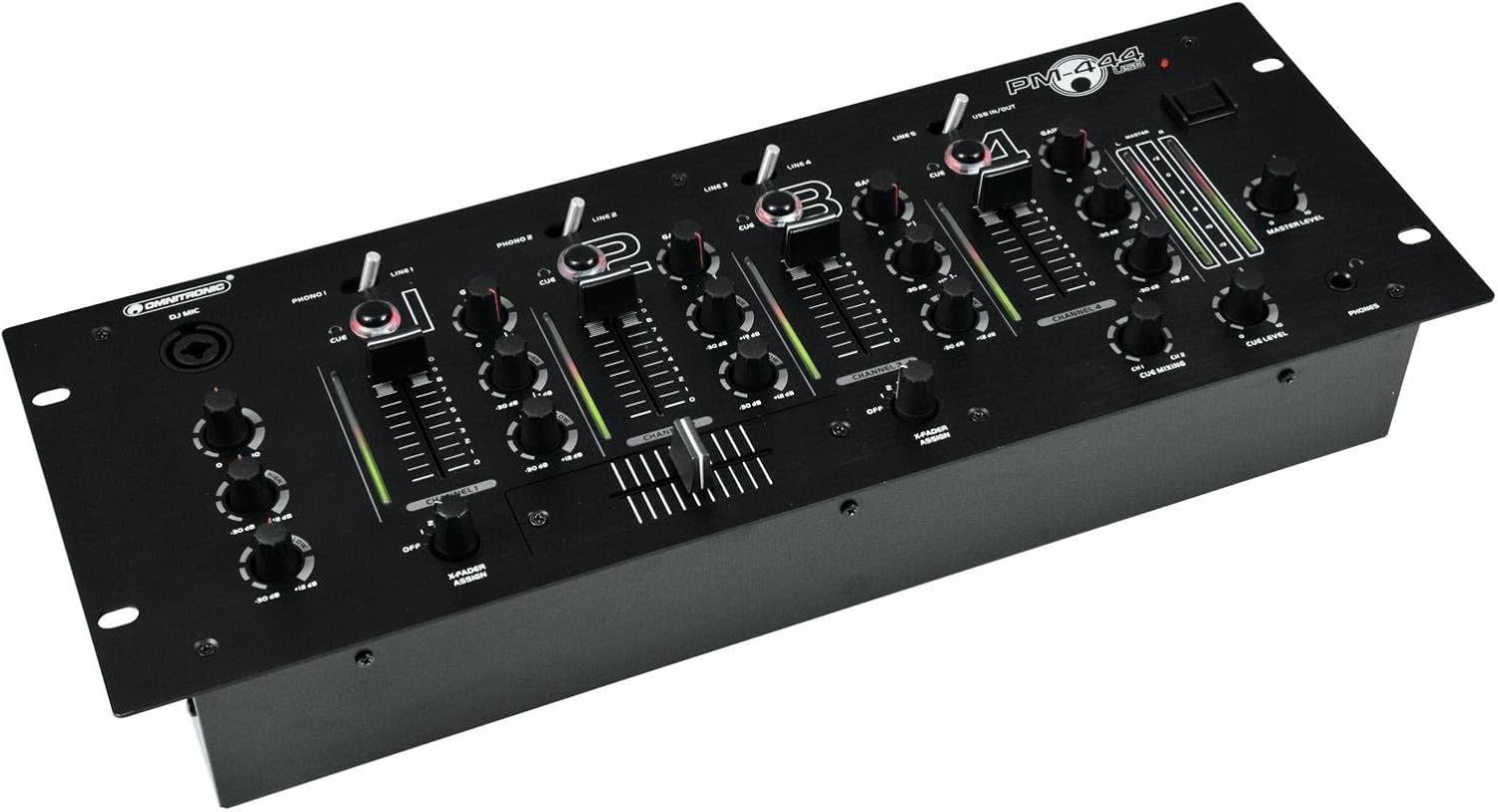 Omnitronic PM-444USB - DJ Mixer Rack : Amazon.co.uk: Musical ...