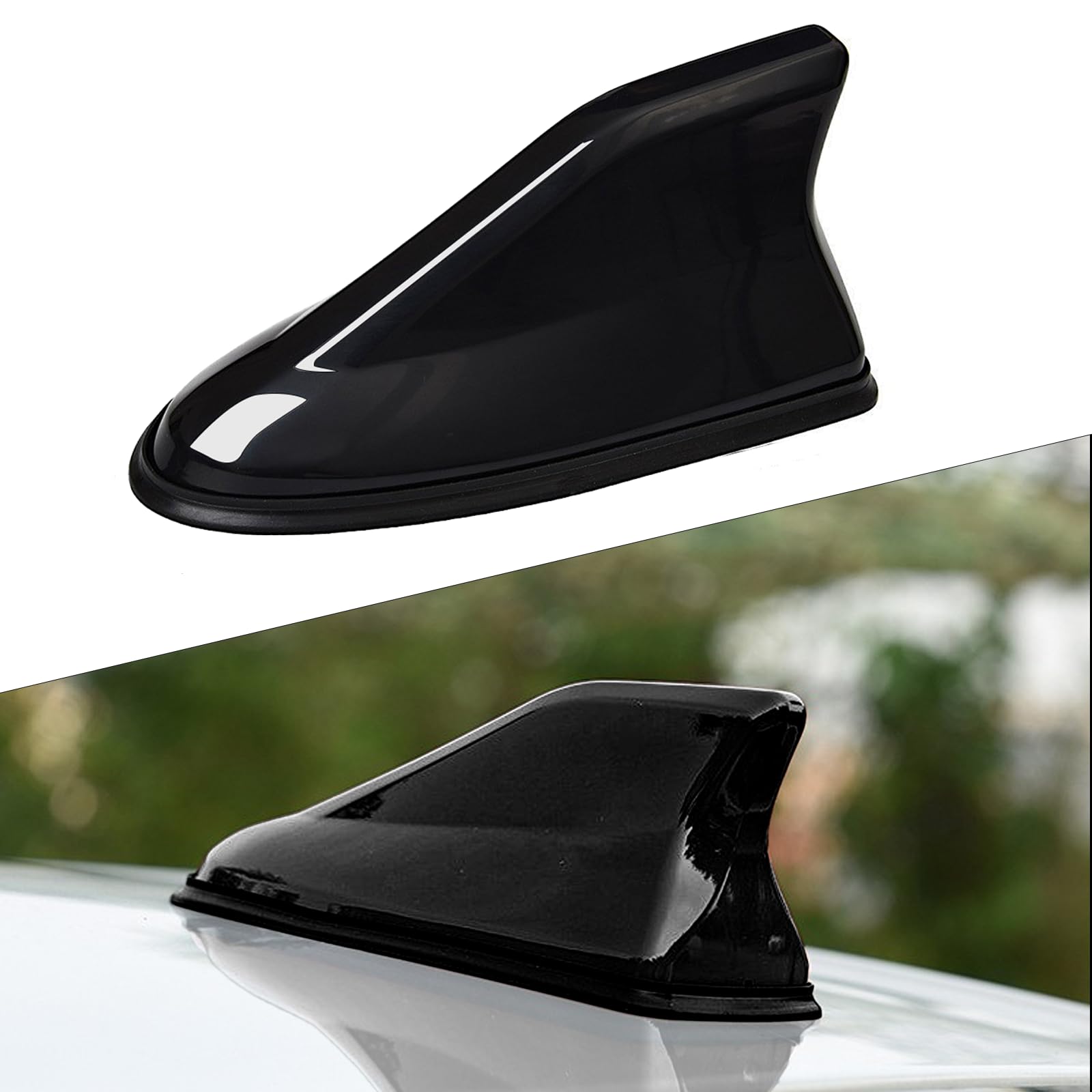 Amazon.com: Hbxdeco Shark Fin Antenna Cover for Car, Waterproof Car ...