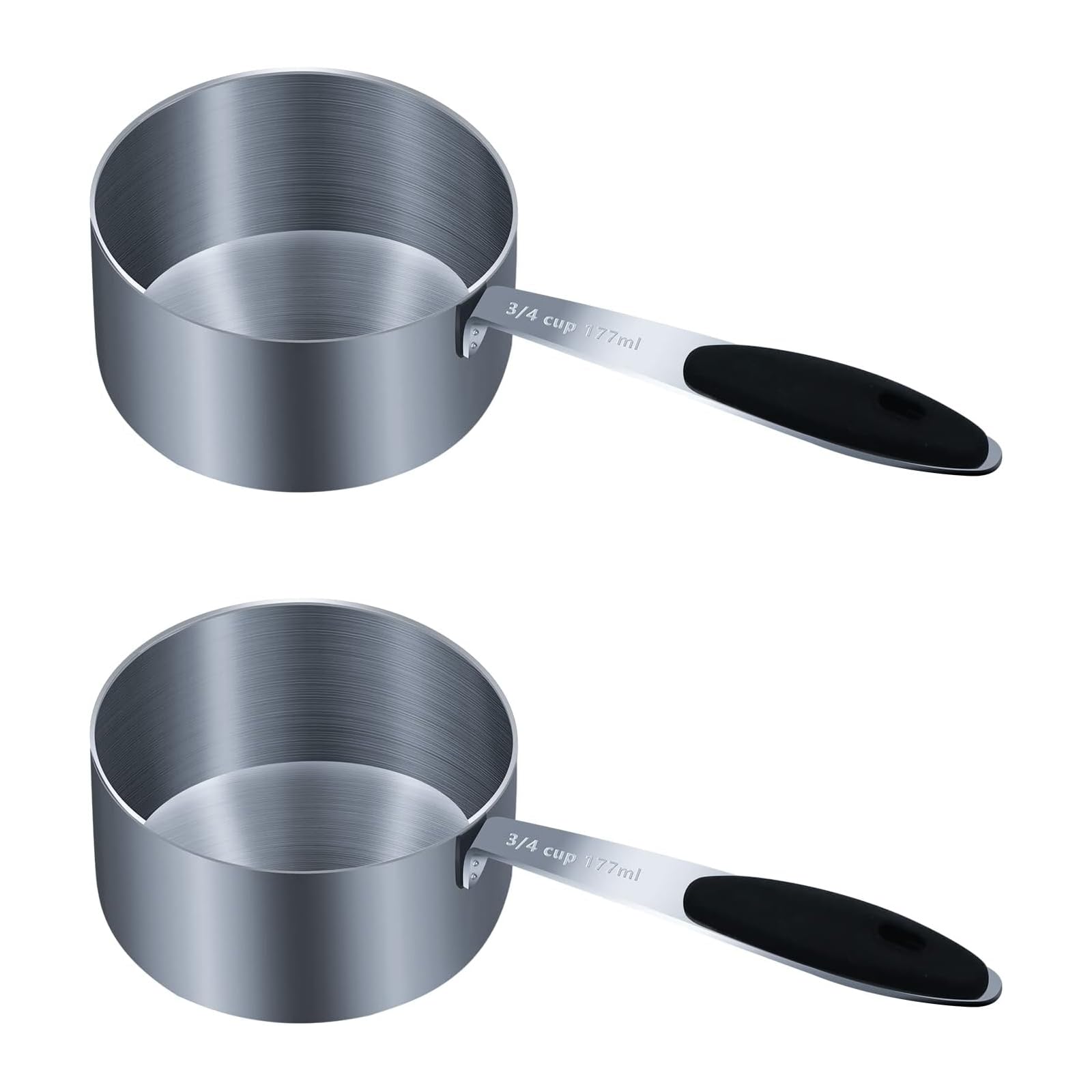 Amazon.com: LEIFENY 2PCS 3/4Cup (177ml, 6oz) Single Measuring Cup with ...