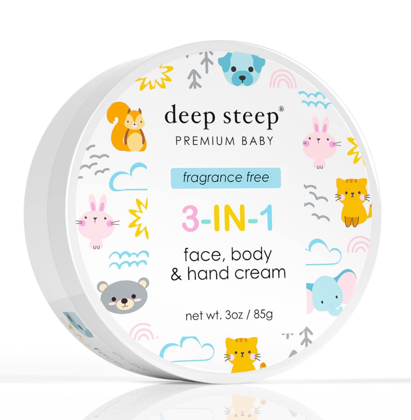 Amazon.com: Deep Steep 3-in-1 Face, Body & Hand Cream Baby Line (3-in-1 ...