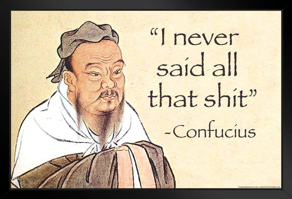 Confucius Meme Blank