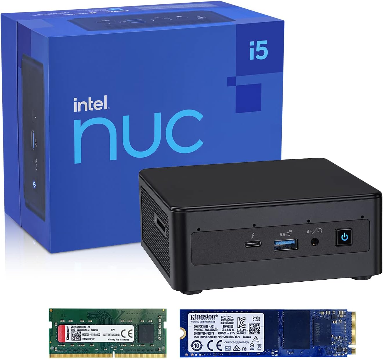 Amazon.com: Intel NUC 8 Mainstream-G Mini PC with SSD & Windows 10 ...