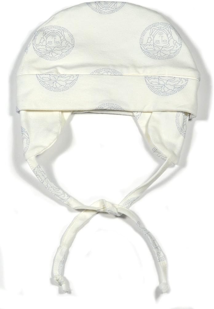 Amazon.com: Young Versace Baby Hat in White & Blue-9mo: Infant And ...