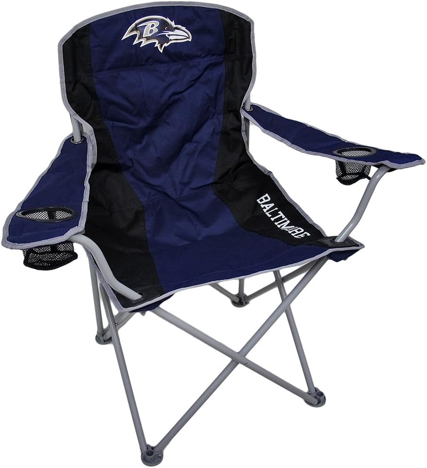 Amazon.com : Coleman NFL Baltimore Ravens Quad Chair : Sports Fan ...