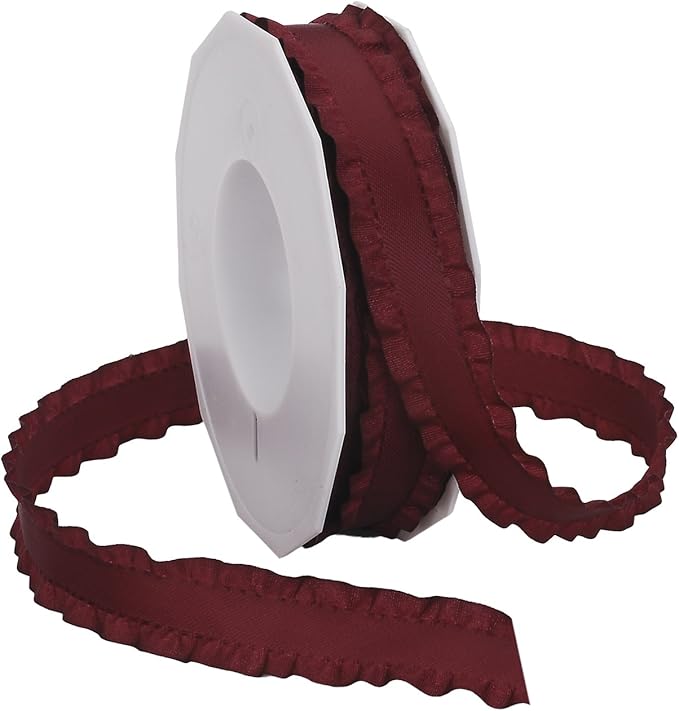Amazon.com: Morex Ribbon Double Ruffle Ribbons for Wedding Bridal ...
