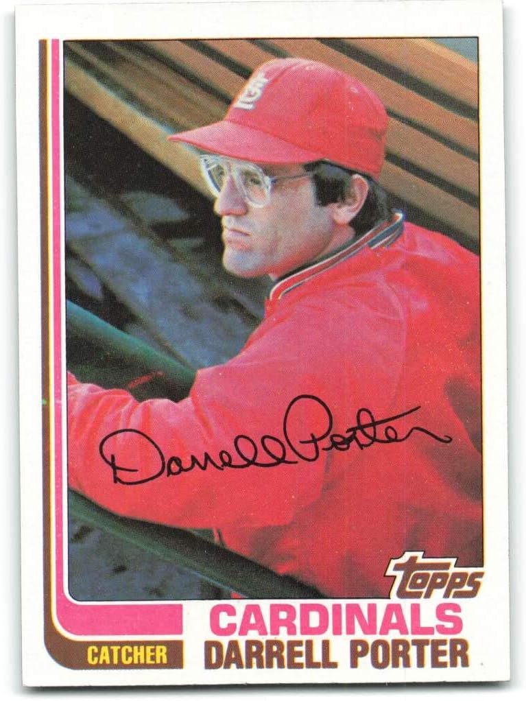 Amazon.com: Baseball MLB 1982 Topps #447 Darrell Porter Cardinals ...