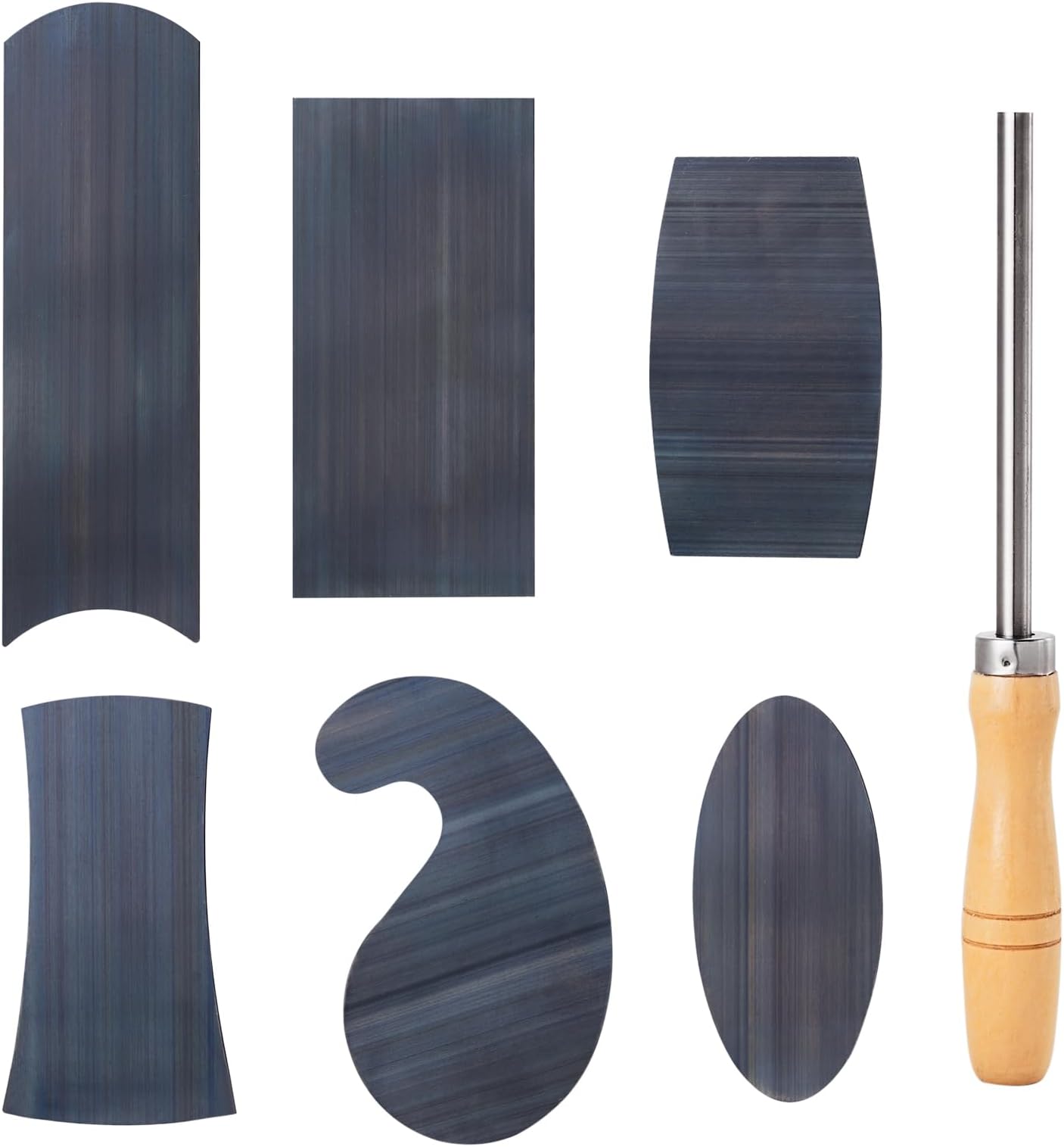 Amazon.com: DFM Tool Works Blue Curved Cabinet Scraper Cards - Cabinet ...