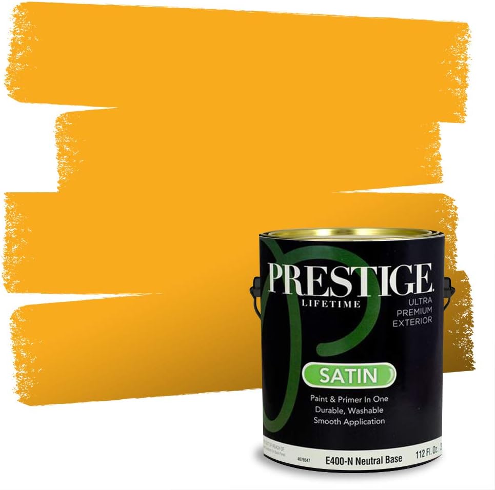 Amazon.com: PRESTIGE Paints Exterior Paint and Primer In One, 1-Gallon ...