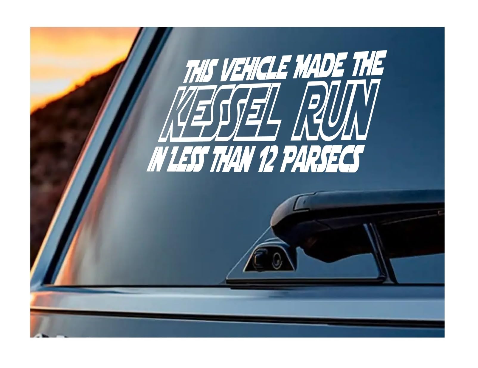Amazon.com - UR Impressions This Vehicle Made The Kessel Run… Decal ...