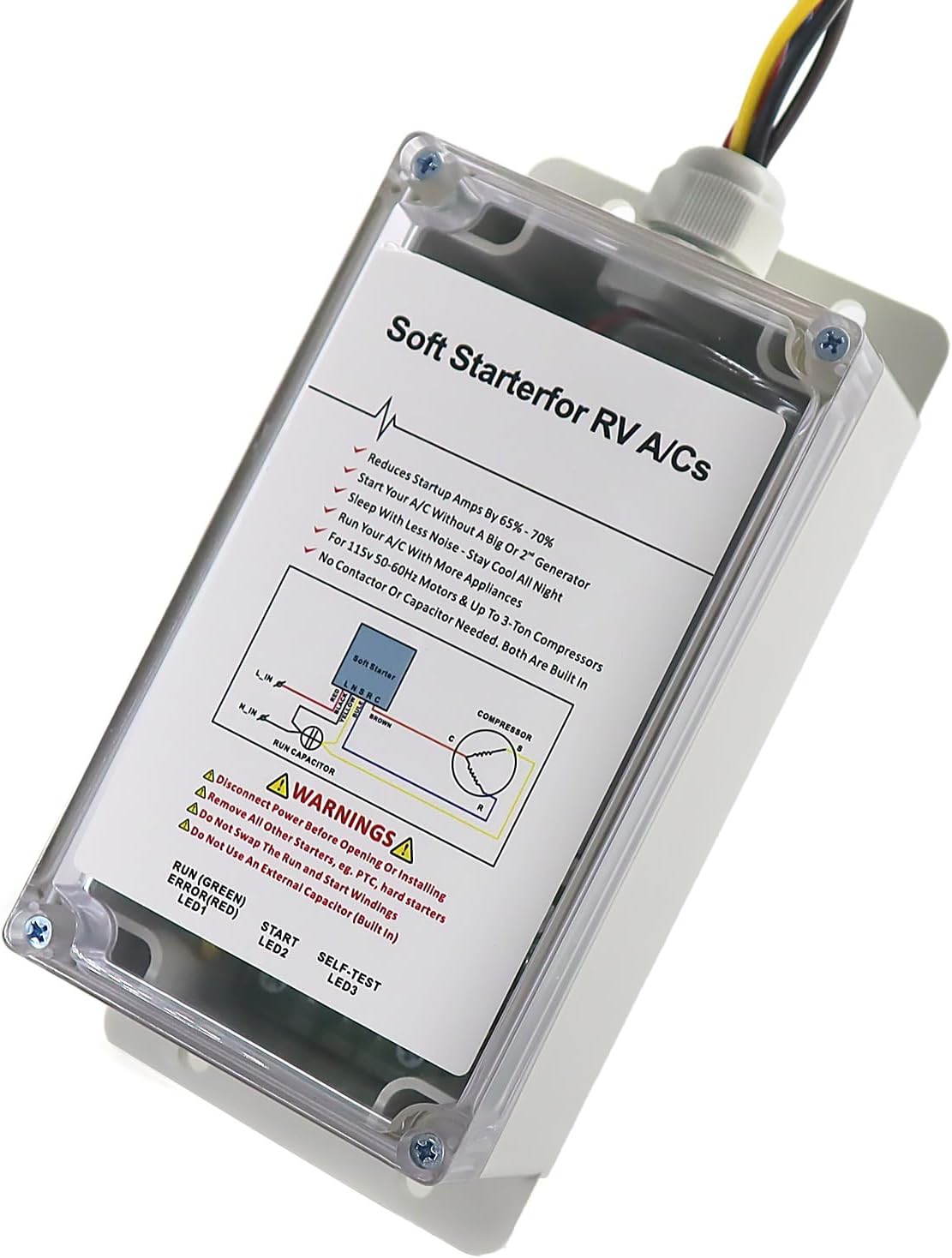 Amazon.com: RJSPHH Soft Start for RV Air Conditioning Auxiliary Starter ...