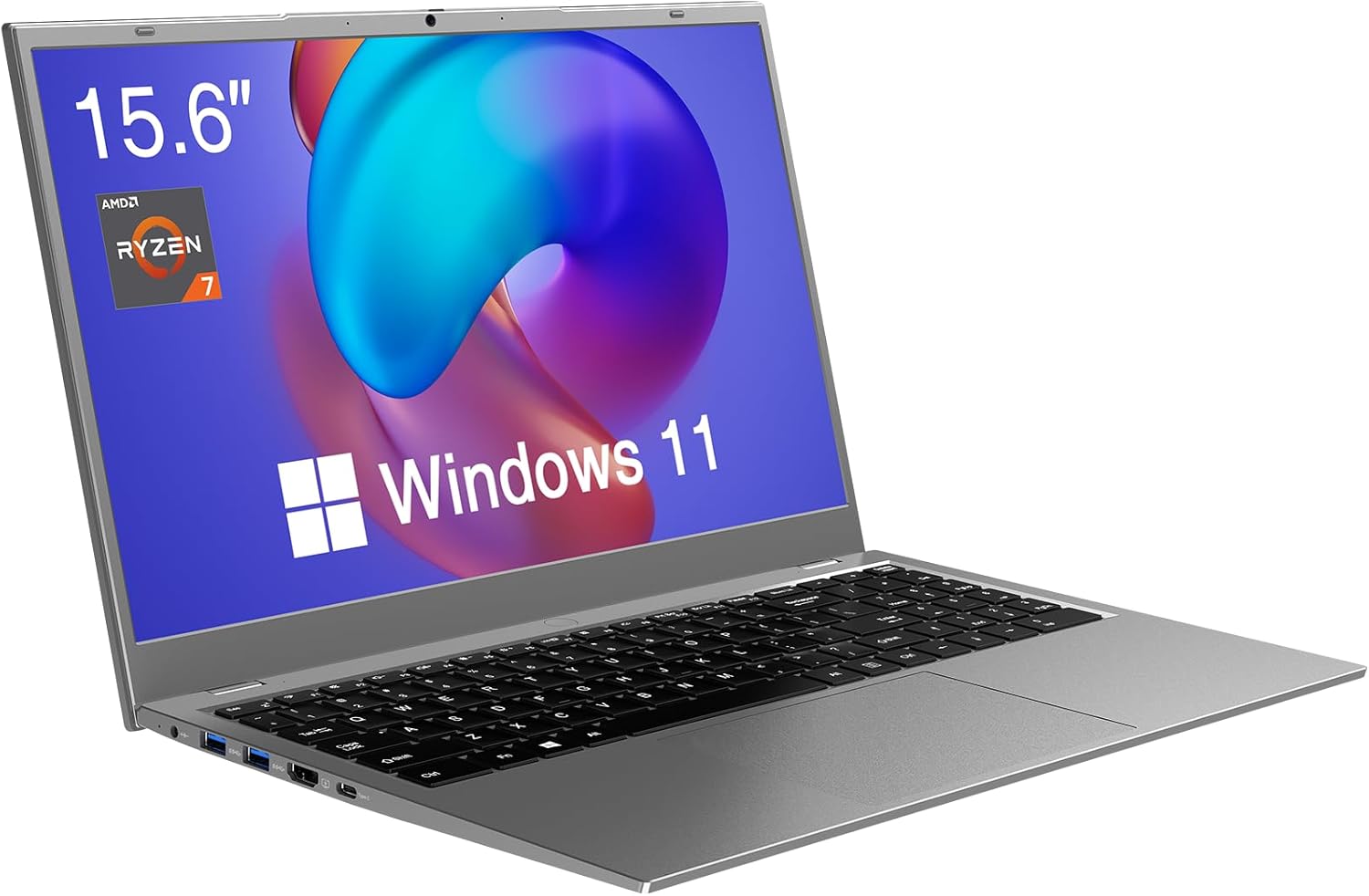 Amazon.com: ECOHERO Computadora portátil, AMD Ryzen 7 3700U, 8GB DDR4 ...