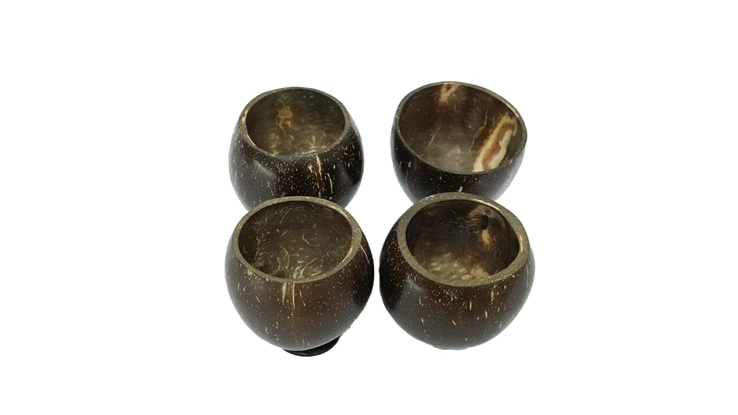 Buy Home Restaurant Kitchen Coconut Shell Cup| Pack of 4 Coconut Shell ...