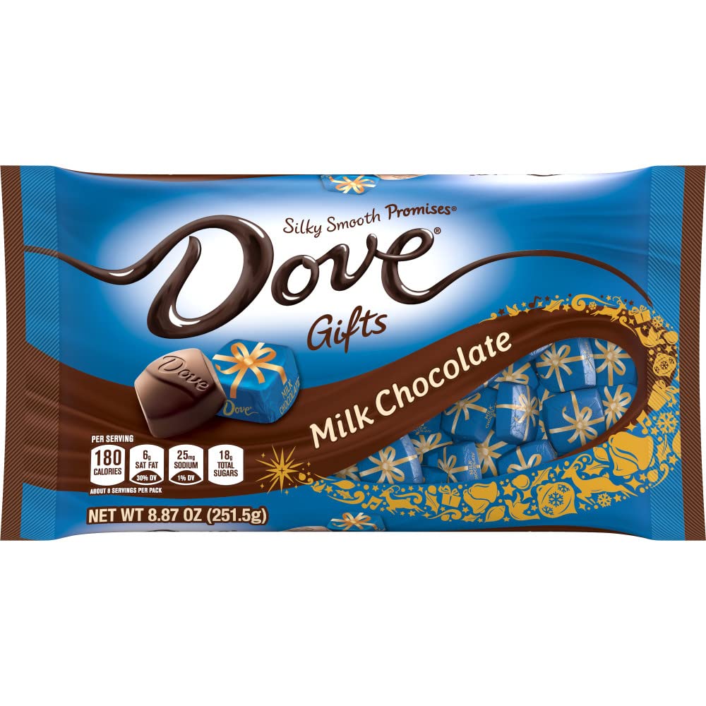 Amazon.com: DOVE PROMISES Milk Chocolate Christmas Candy Gifts, 8.87 oz ...
