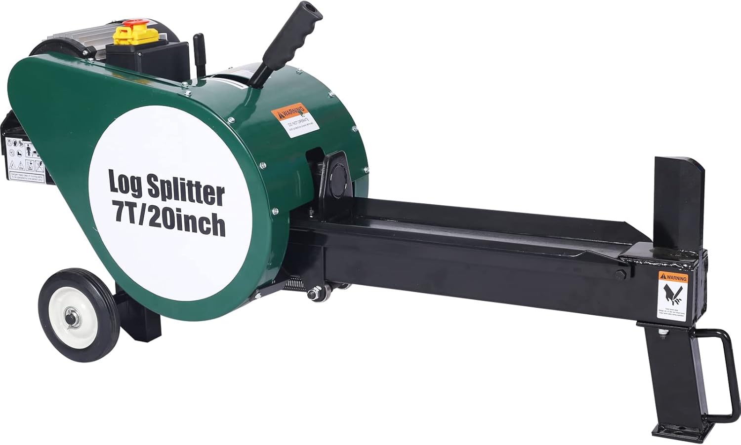 Amazon.com : Double Flywheel Electric Log Splitter 7 Ton Electric ...