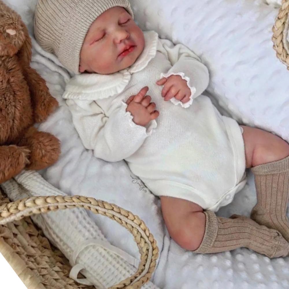Rxdoll Lovely Reborn Baby Sleeping Loulou Dolls Boy 20 Pulgadas Look
