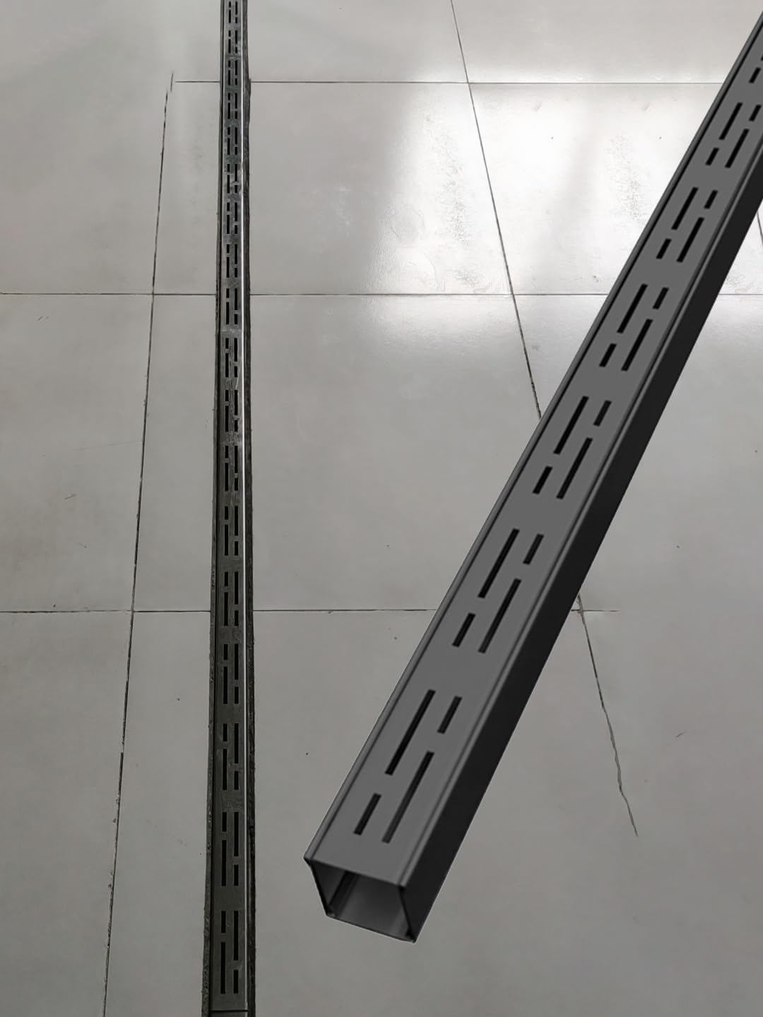 Amazon.com: Concrete Drainage Channel Driveway, Black Silver Linear ...